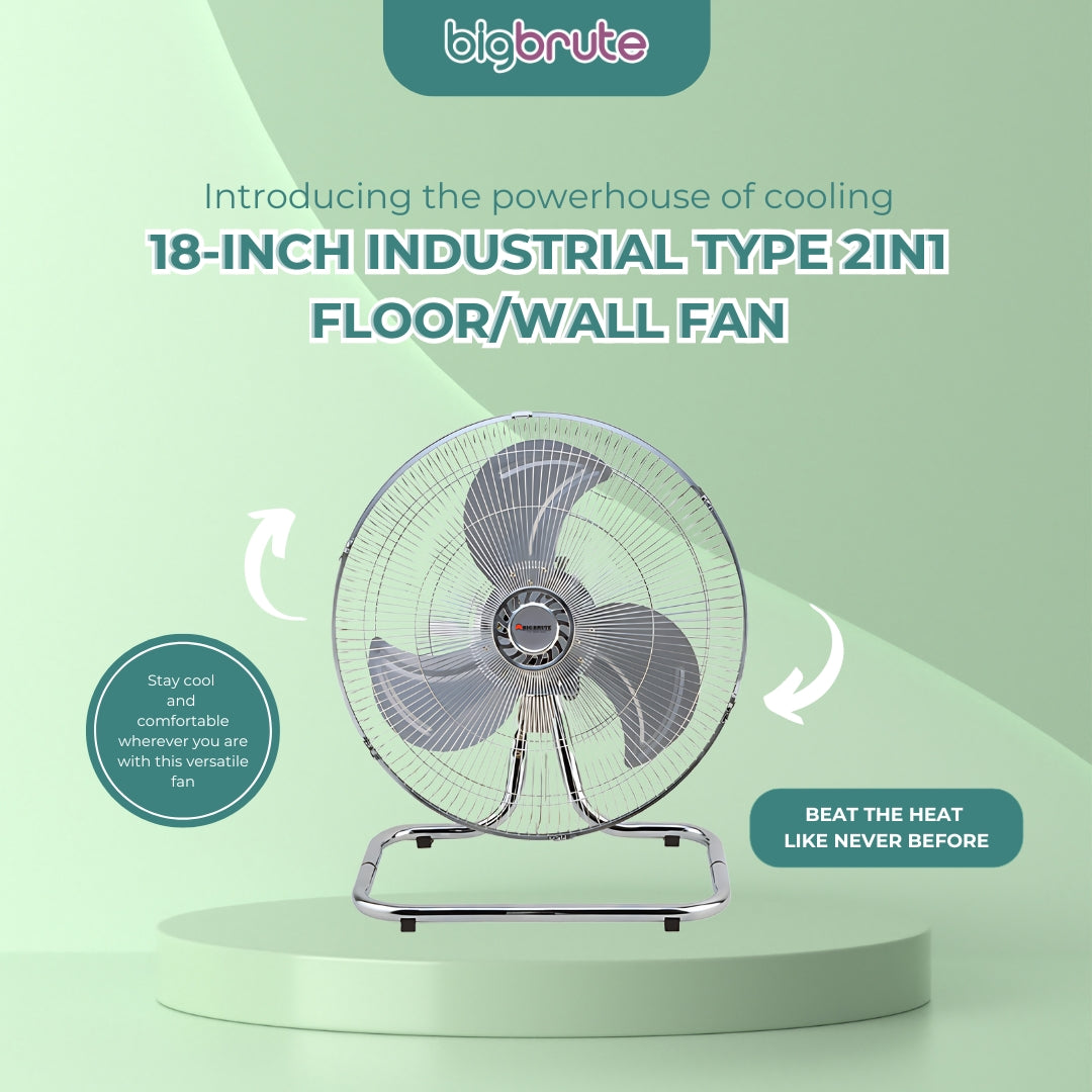 Understanding Industrial Type 2IN1 Floor/Wall Fans: Enhancing Comfort ...