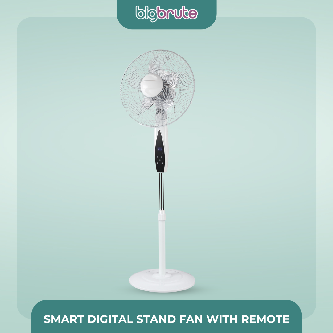 Big Brute Smart Digital Stand Fan With Remote — marketing.bigbrute